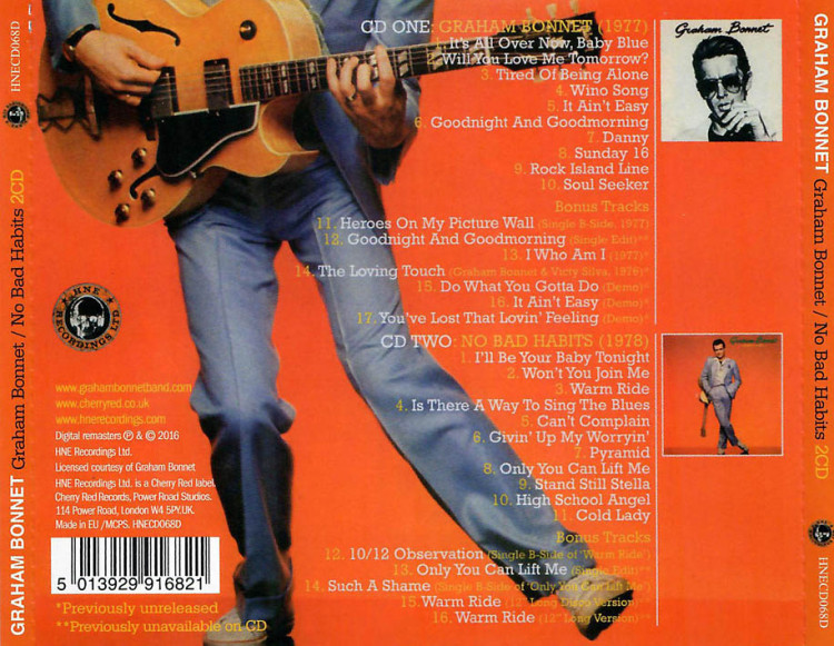 Graham Bonnet - Graham Bonnet + No Bad Habits [2 CD] (1977 + 1978)